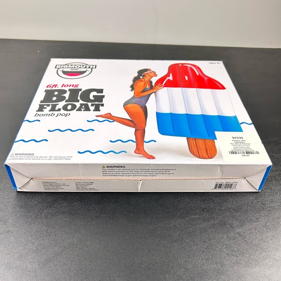 Big Mouth | Swim | Big Mouth Inc Big Float Bomb Pop Popsicle 6 Feet ...